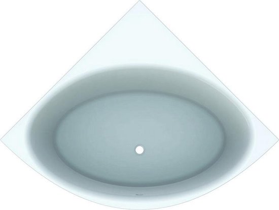 Geberit Renova bad hoek 135x135 cm, wit | bol