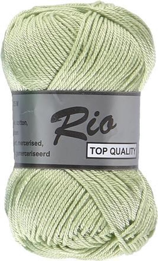Lammy yarns Rio katoen garen - fris mint (045) - naald 3 a 3,5 mm - 1 ...