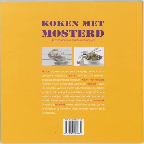 Koken met mosterd, Butter | 9789087240332 | Boeken | bol