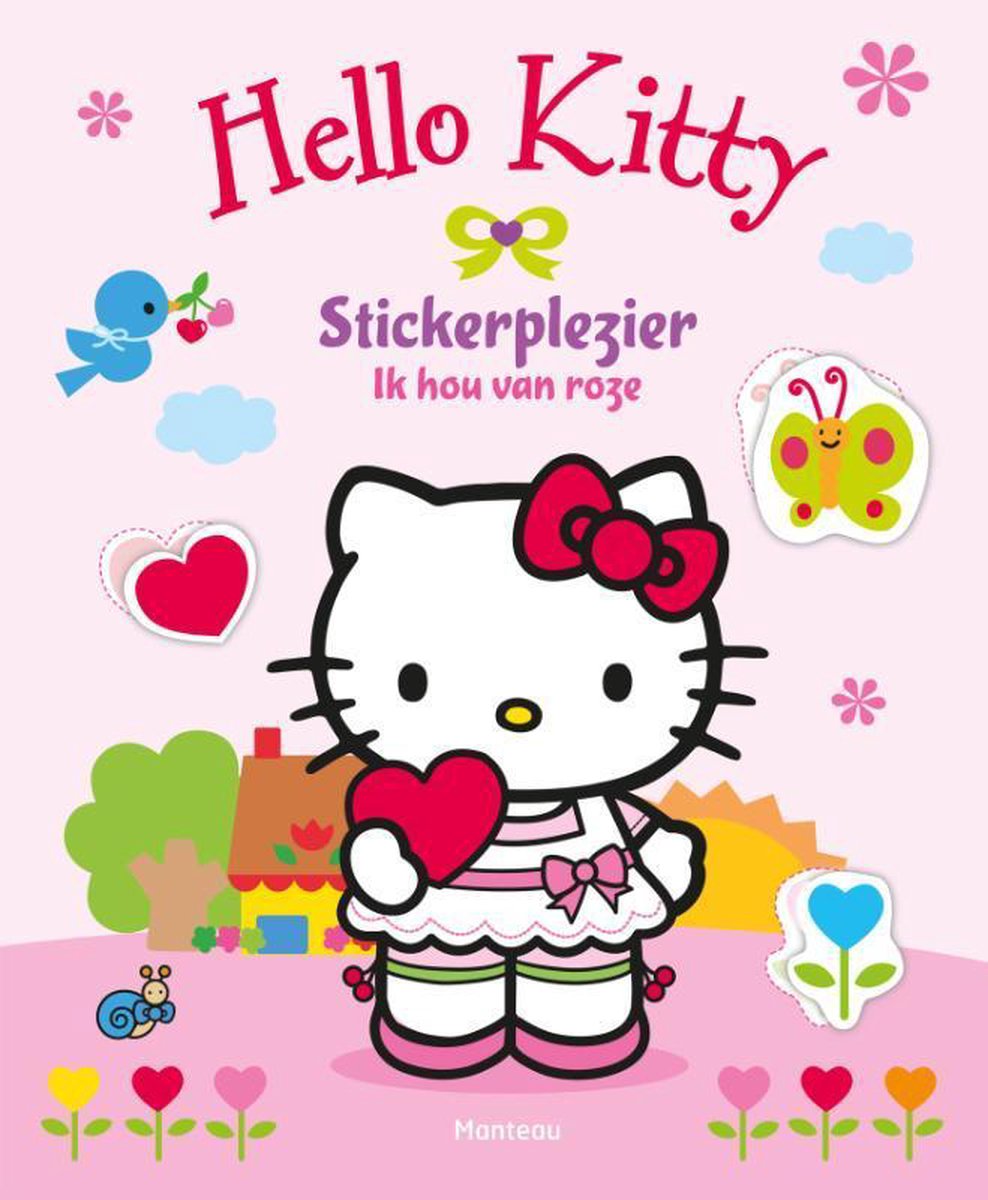 Hello Kitty - Stickerplezier Ik hou van roze | 9789002255205 | Boeken ...