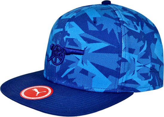 Arsenal FC Officiële Puma Camouflage Snapback Baseball Cap (Blauw ...