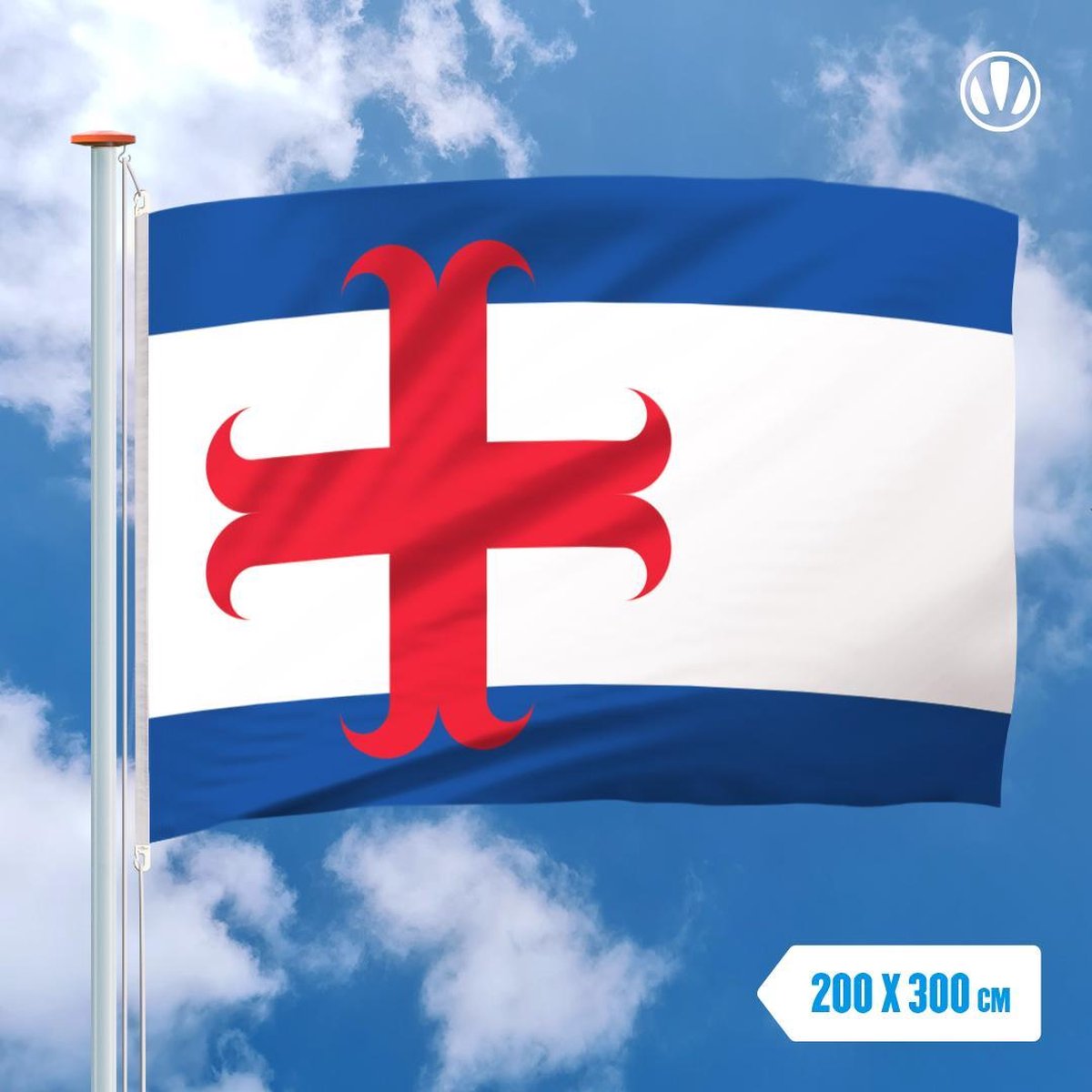 Vlag Zutphen 200x300cm | bol.com