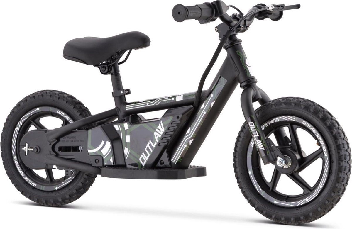 Outlaw Elektrische Loopfiets 24V Lithium Met 16 Wielen - Groen | bol.com