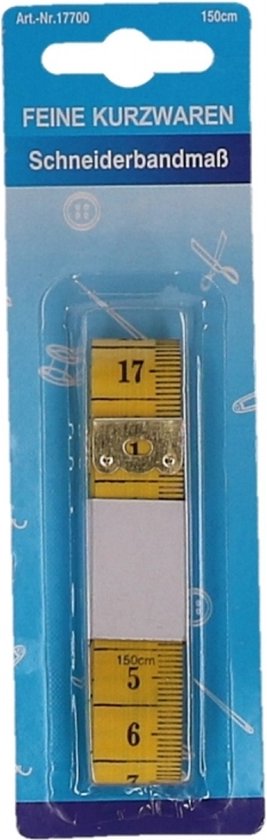 Meetlint 150 cm - Centimeters en inches - Plastic - 150cm | bol