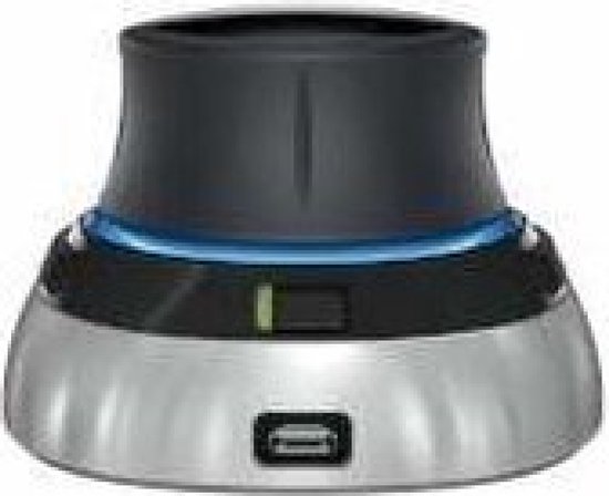 3Dconnexion SpaceMouse Wireless 3D-muis Radiografisch Zwart, Zilver ...