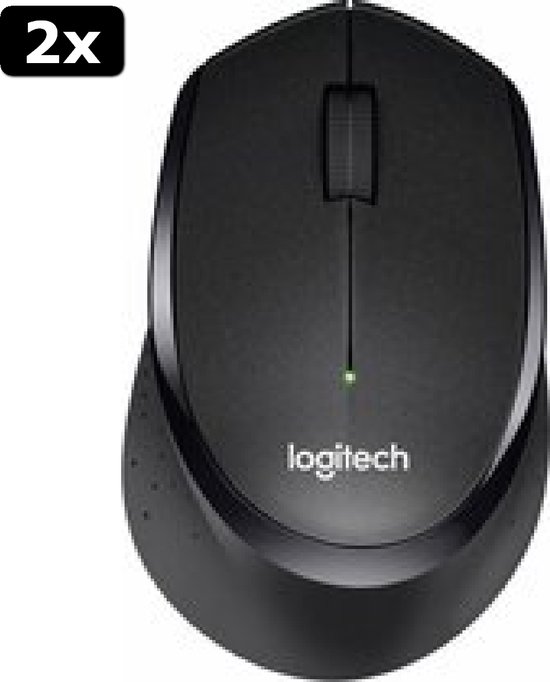 2x Logitech M330 Silent Plus - Draadloze Muis - Zwart | bol.com