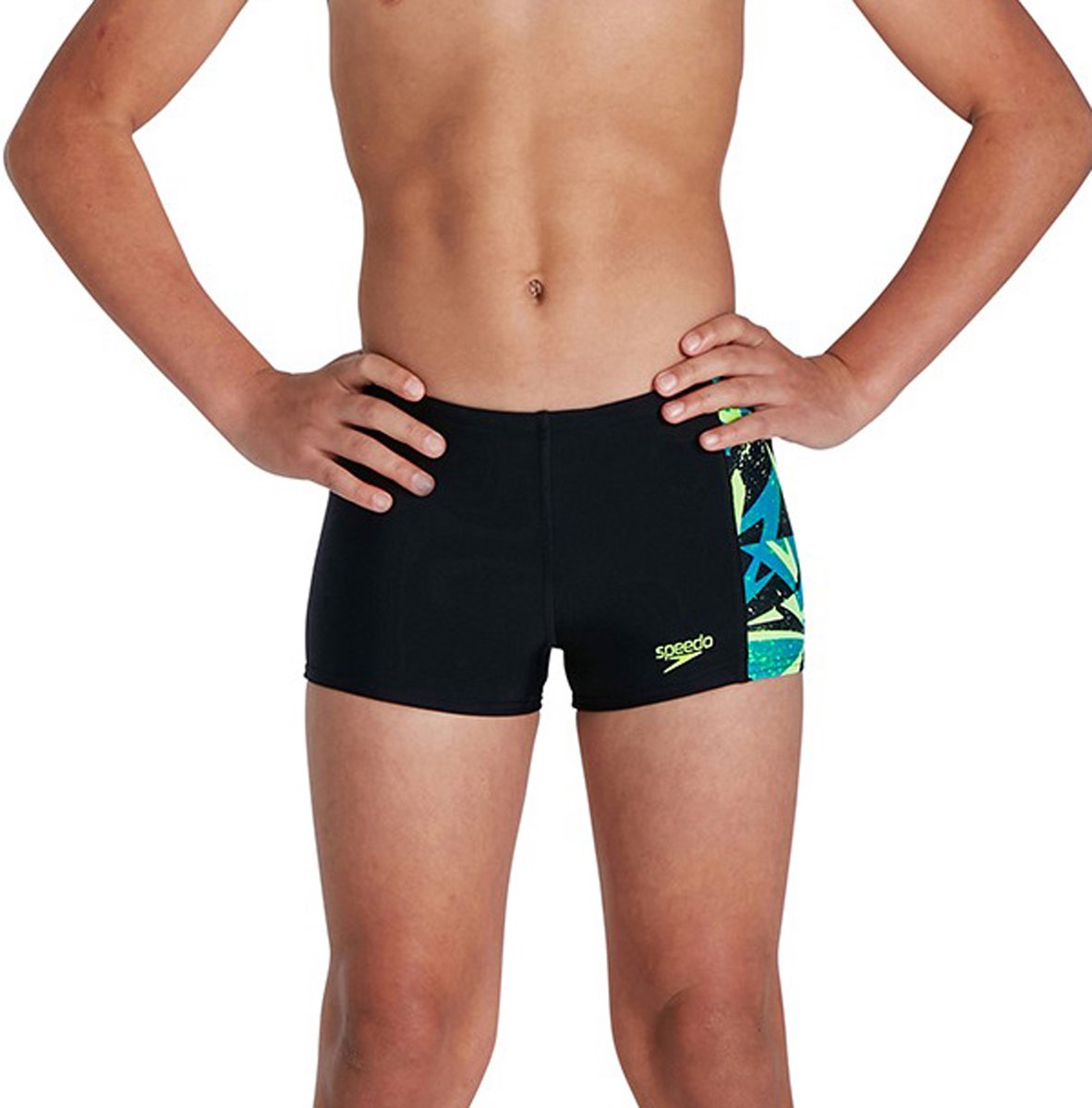 Speedo Hyperboom Panel Zwemboxer Sportzwembroek Jongens - Maat 116 ...