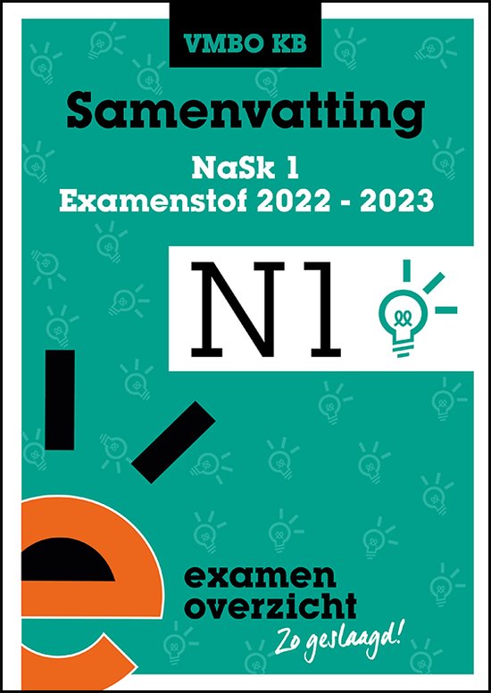 ExamenOverzicht - Samenvatting NaSk 1 VMBO KB | 9789464380514 | geen ...