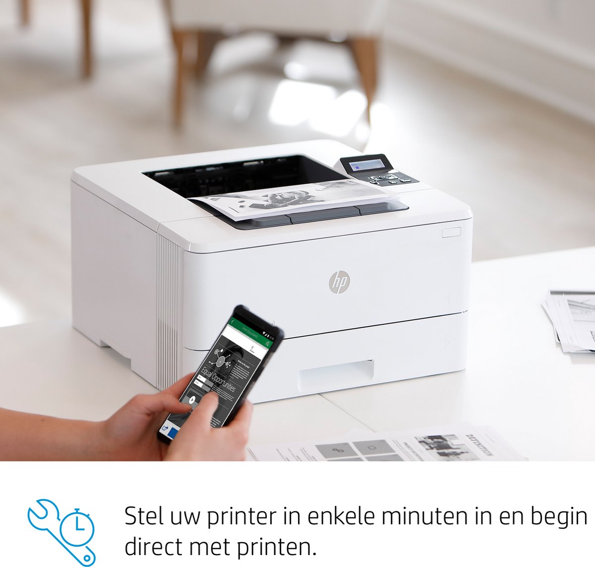 HP LaserJet Pro M404dw - Zwart/wit Laserprinter | bol.com