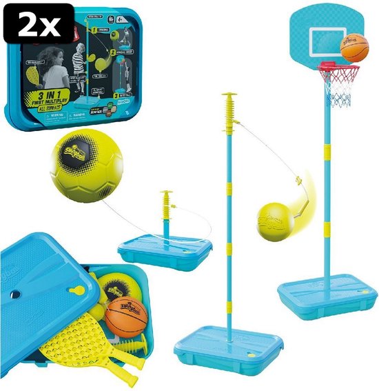 2x Mookie 3in1 First Multiplay Swingball | bol.com