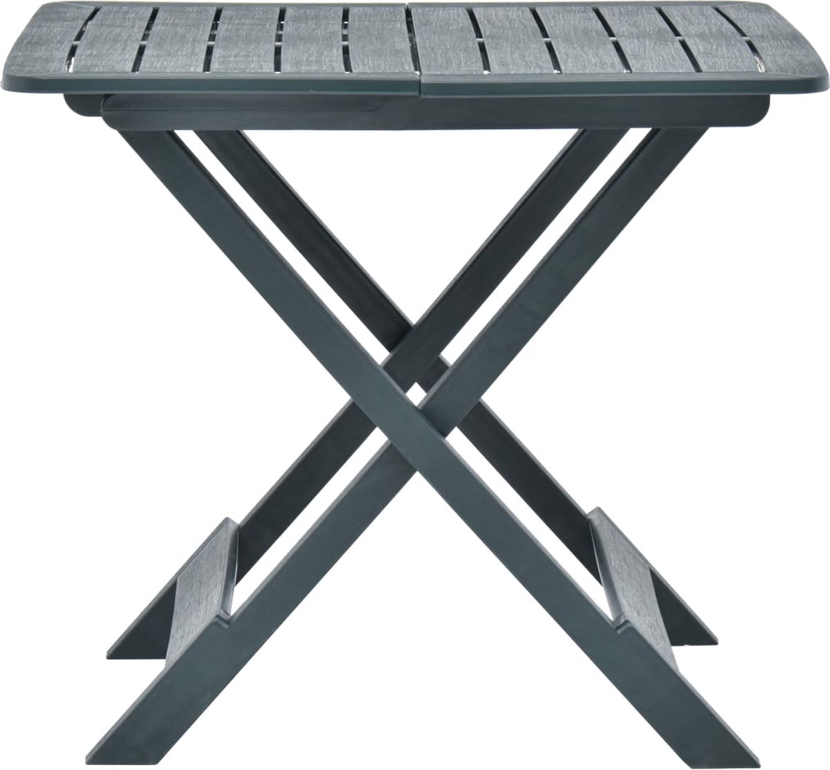 Prolenta Premium - Tuintafel inklapbaar 79x72x70 cm kunststof groen ...