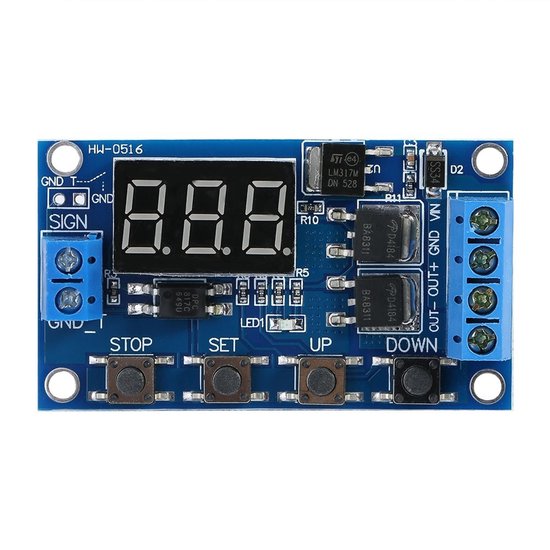 Dailygoody - DC 5V-36V Timer Module - Automatisch aan/uit - Lange ...
