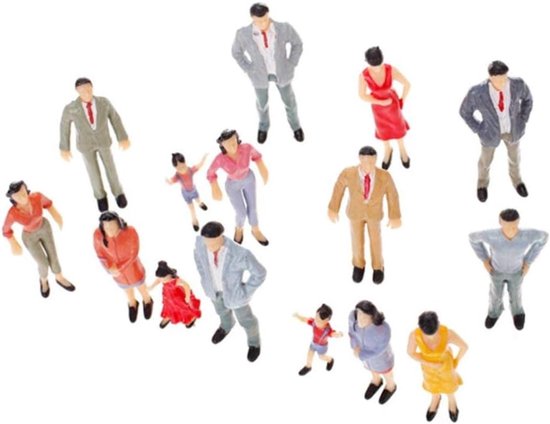 Model Mensen Figuren - Miniatuur Passagiers - Model Spoorweg Layout ...
