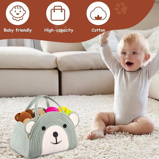 Luier Organizer - Baby Opslag - Babykamer Inrichten - Handgeweven ...