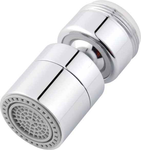 dubbelfunctionele perlator voor waterkraan, 360 graden draaibare ...