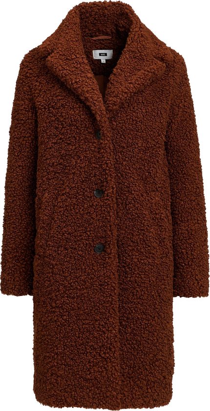 bol.com | WE Fashion Dames lange teddy jas - Maat 3XL