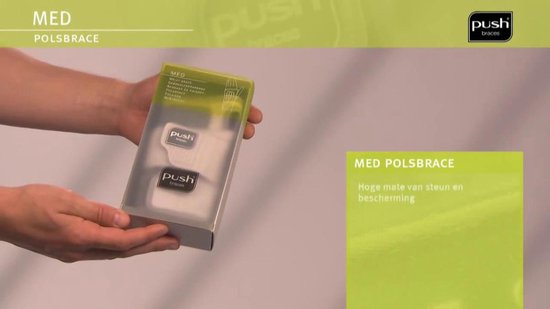 Push Med Polsbrace - Grijs - Rechts - Maat 1 | bol