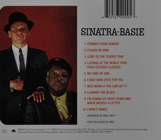 Sinatra Basie, Count Basie | CD (album) | Muziek | bol.com