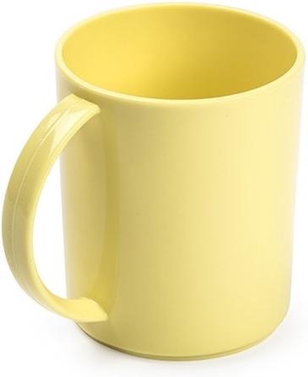 24x Gekleurde drinkbekers/mokken kunststof 350 ml - Limonade bekers ...