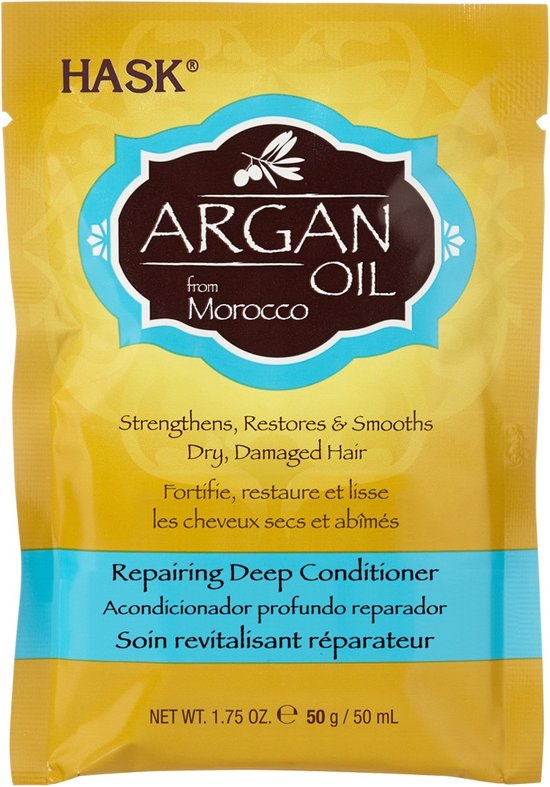 Hask Argan Oil Repairing Deep Conditioner Packet - Conditioner voor ...