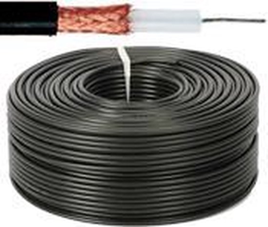 Coax kabel RG 11 A/U - 75 Ohm - per meter of op rol - RG11 | bol