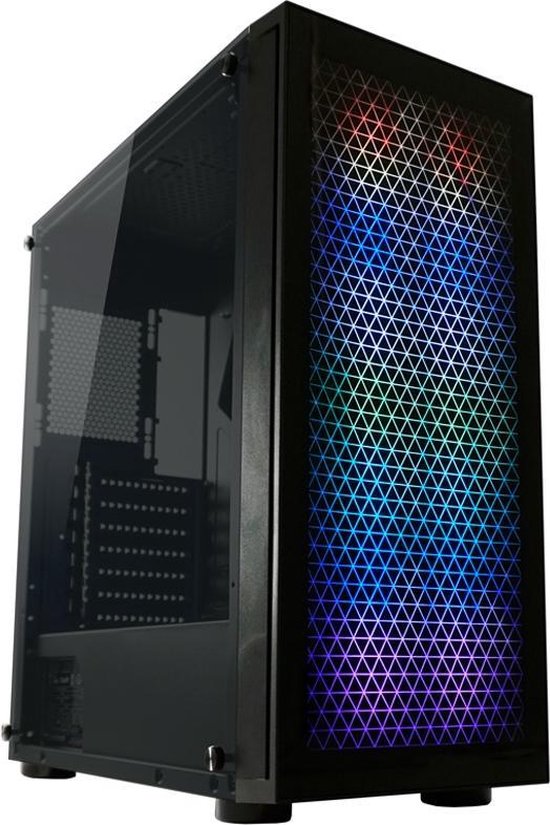 LC Power Gaming 800B Midi-tower Gaming-behuizing Zwart Geïntegreerde verlichting,... | bol.com