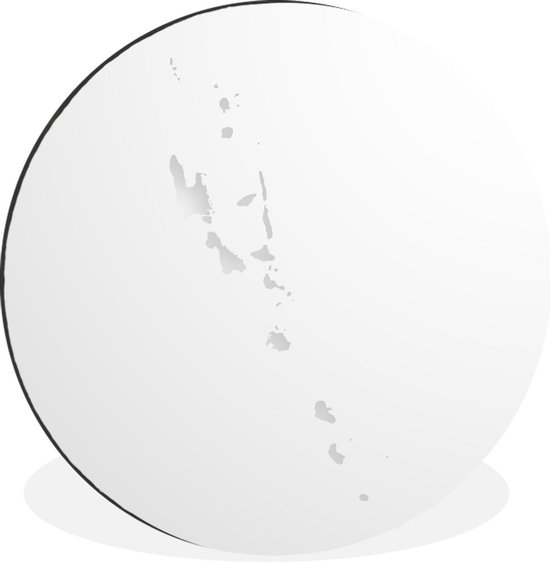 Une illustration blanche de Vanuatu Wall cercle aluminium ⌀ 90 cm ...