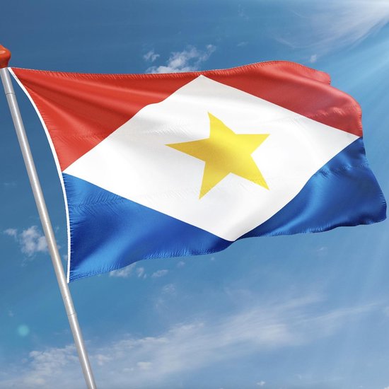 Vlag Saba - 70 x 100 cm - Polyester | bol