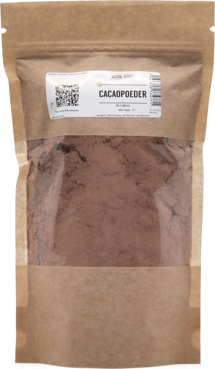 Cacao Poeder (Biologisch) 250 gram | bol.com