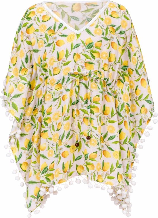 Snapper Rock Strandtuniek Kinderen Lemon - Geel - Maat 116-122 | bol.com