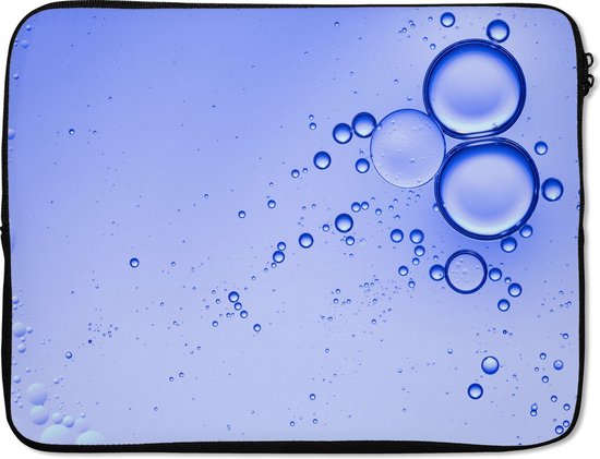 Laptophoes 15.6 inch - Luchtbellen op paarse achtergrond - Laptop ...