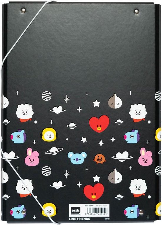 Bt21 Foldermap Junior A4 34 X 25 Cm Karton Zwart | bol