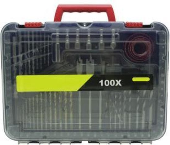 Wovar Boren en Bitset 100 delig | Bit Boortjes Combi koffer | bol.com