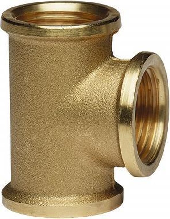 Bonfix 3-delige rechte koppeling 1-1/2 - messing | bol