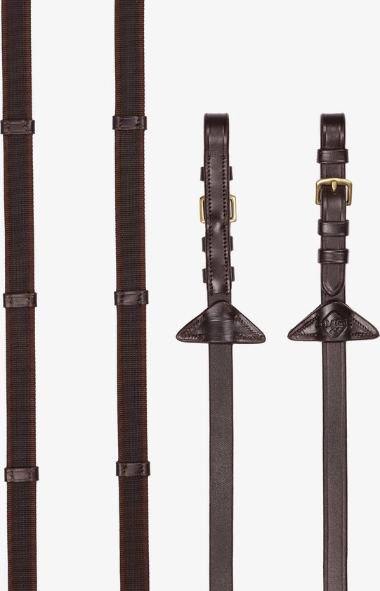 Lemieux Teugels Rubber Grip Continental Zwart - paard | bol