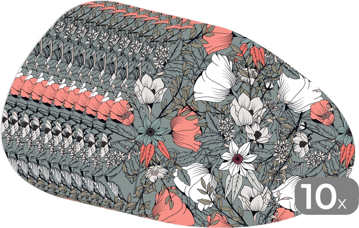 Set de table bio - Napperons de table bio - Sets de table - Coquelicot ...