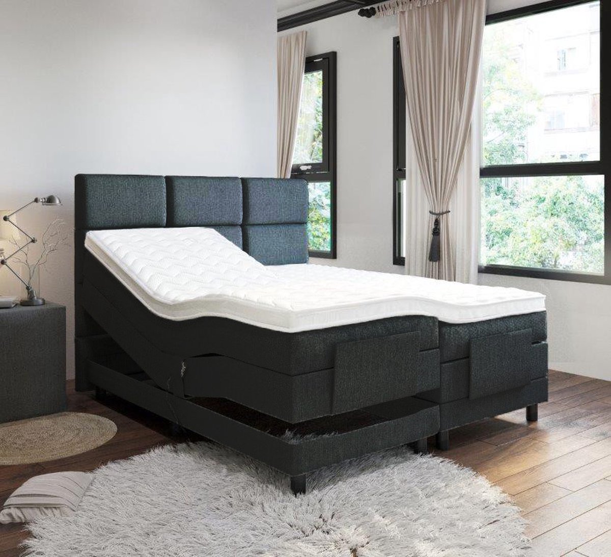 Dreamhouse® Elektrische boxspring 140x200 incl. thuismontage - Complete ...