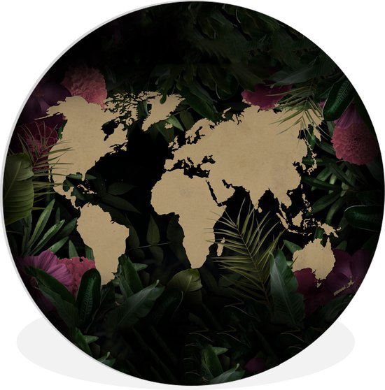 WallCircle - Wall Circle - Wall Circle Indoor - Carte du Wereldkaart ...