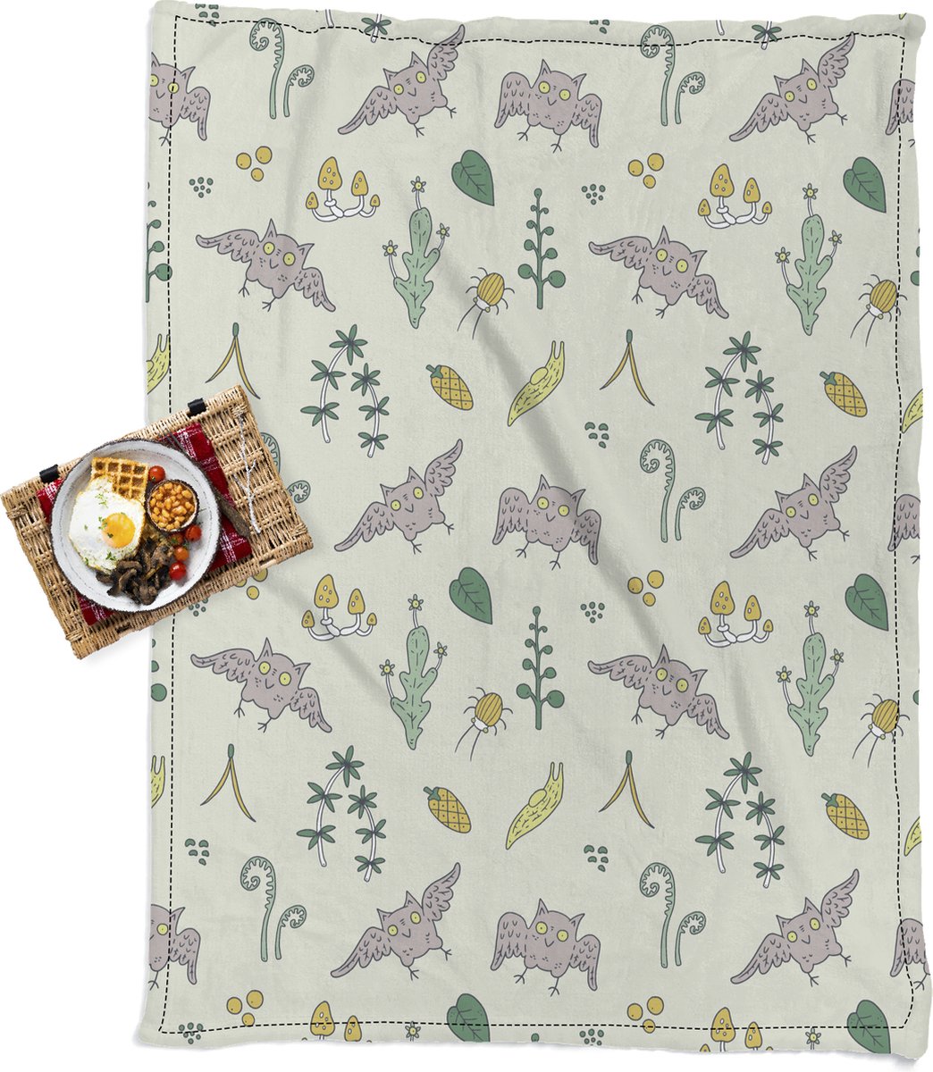 Waterdicht Picknickkleed - Geschikt als Strandlaken / Strandmat ...