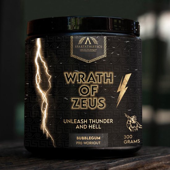 Wrath Of Zeus - Tub (Pre-Workout - 300 Grams)- Athenian Strawberry | bol