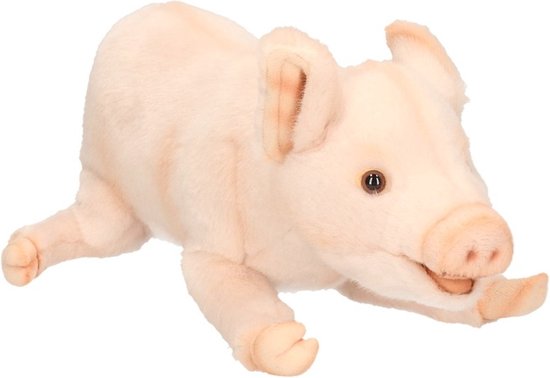 Hansa Pluche Varken Knuffel - 28cm - Big Knuffel - Boerderij Thema | bol