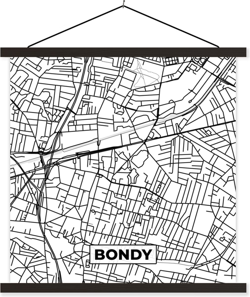 Porte-affiche avec affiche - Affiche scolaire - Carte - Bondy - Plan de ...