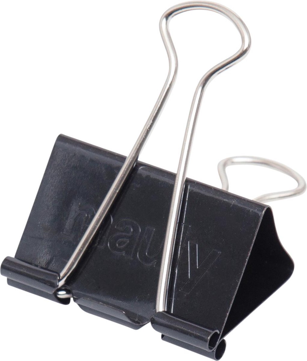 PAPIERKLEM MAUL FOLDBACK 32MM ZWART | bol.com