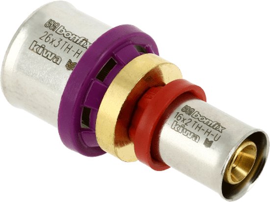 Bonfix Perskoppeling - 2x Alu-pers - Rechte verloopkoppeling - 26 x ...