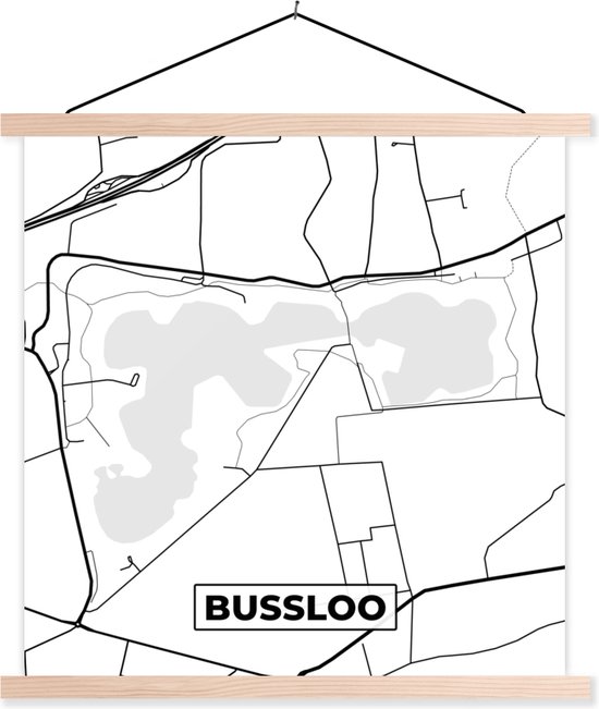 Posterhanger incl. Poster - Schoolplaat - Stadskaart - Bussloo ...