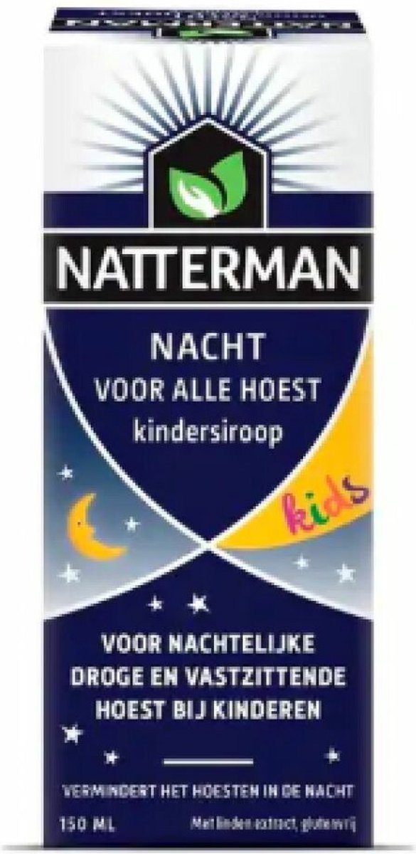 Natterman Hoestdrank Nacht Kids - Anti-hoestmiddel - 150 ml | bol.com