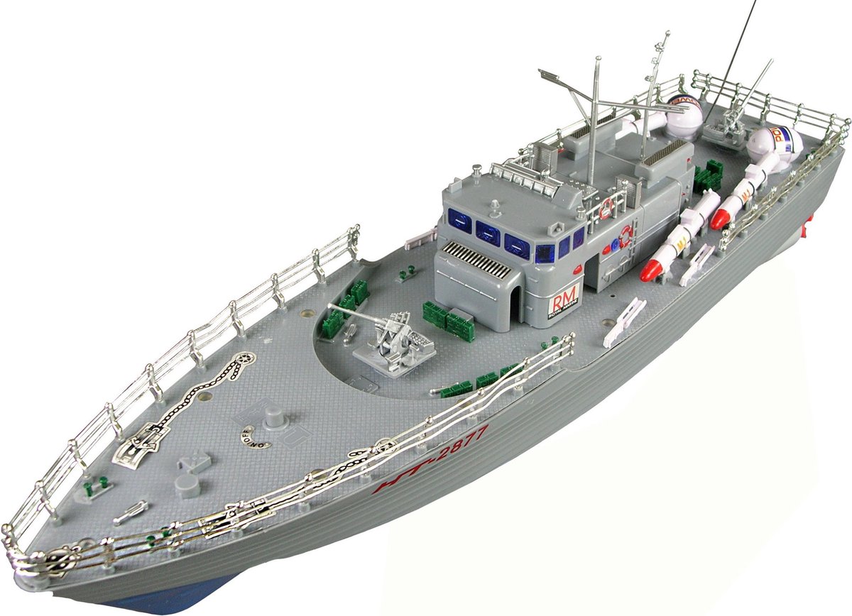 Bestuurbare boot Torpedo jager 1:115 - Lengte 51 cm. | bol.com