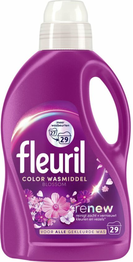 Fleuril – Wasmiddel - Color Blossom – 29 wasbeurten – 1,305 L ...