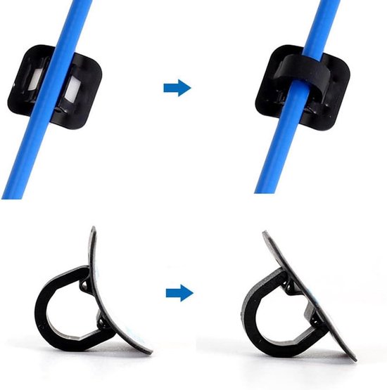 Provento - Kabelgeleider C-clip voor fietsframe - set van 10 ...