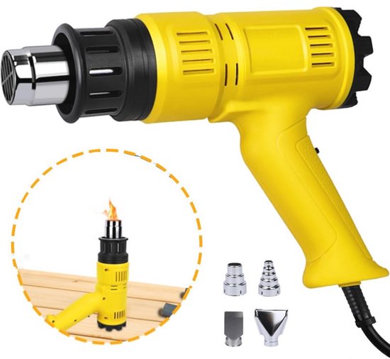 Verstelbaar 2000W Heteluchtpistool met Traploze Temperatuurregeling ...
